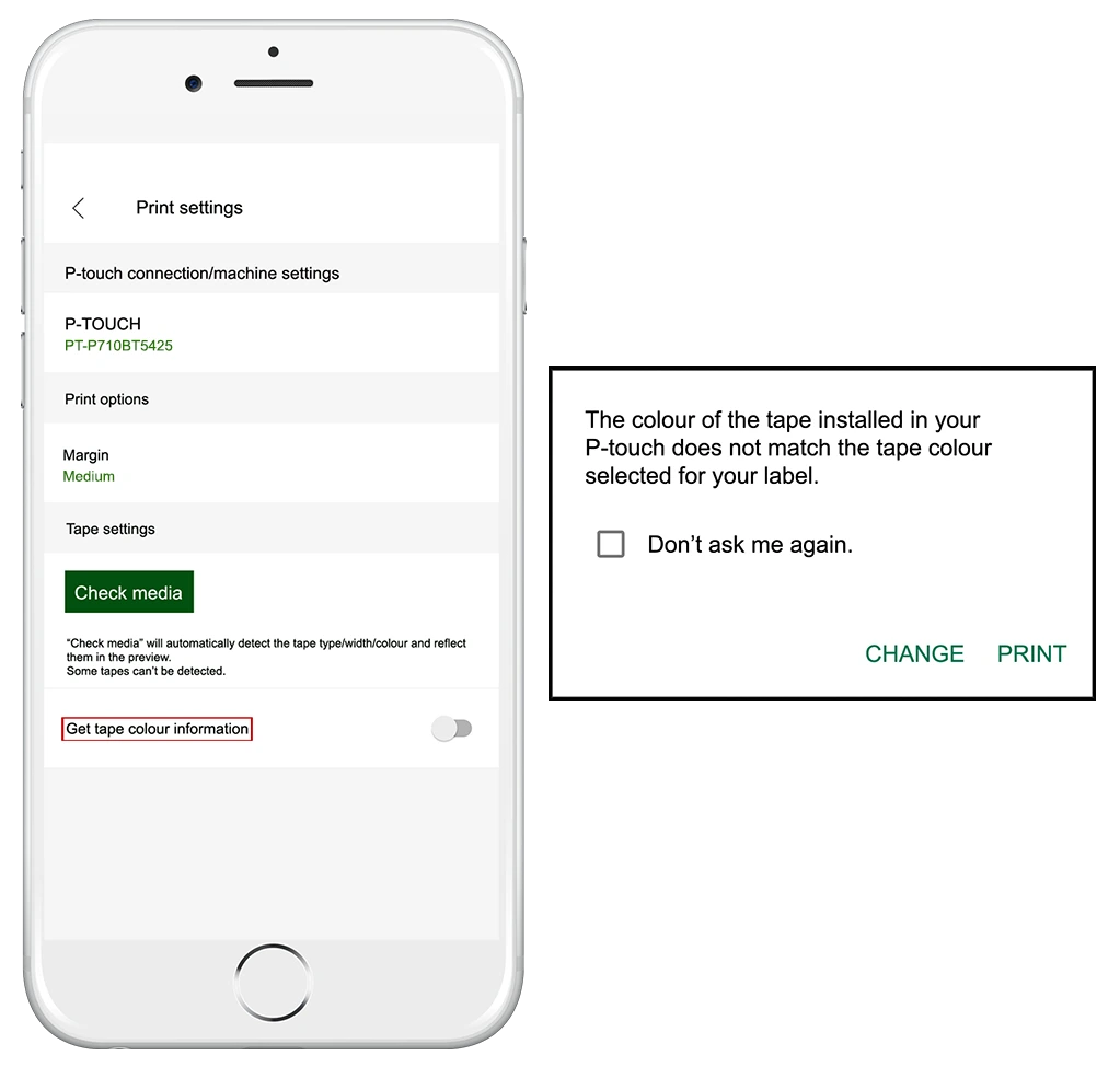 Functionality of P-touch Design&Print 2 app | Brother Philippines